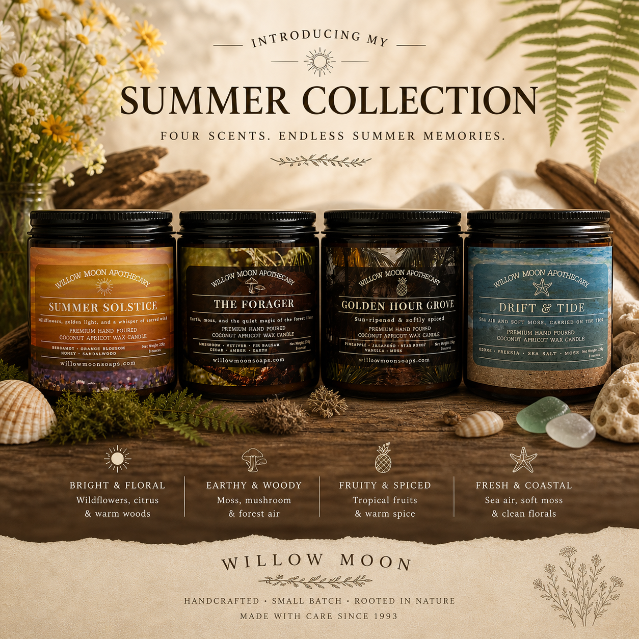 Enchanted Harvest Candle Collection – willowmoonsoaps.com